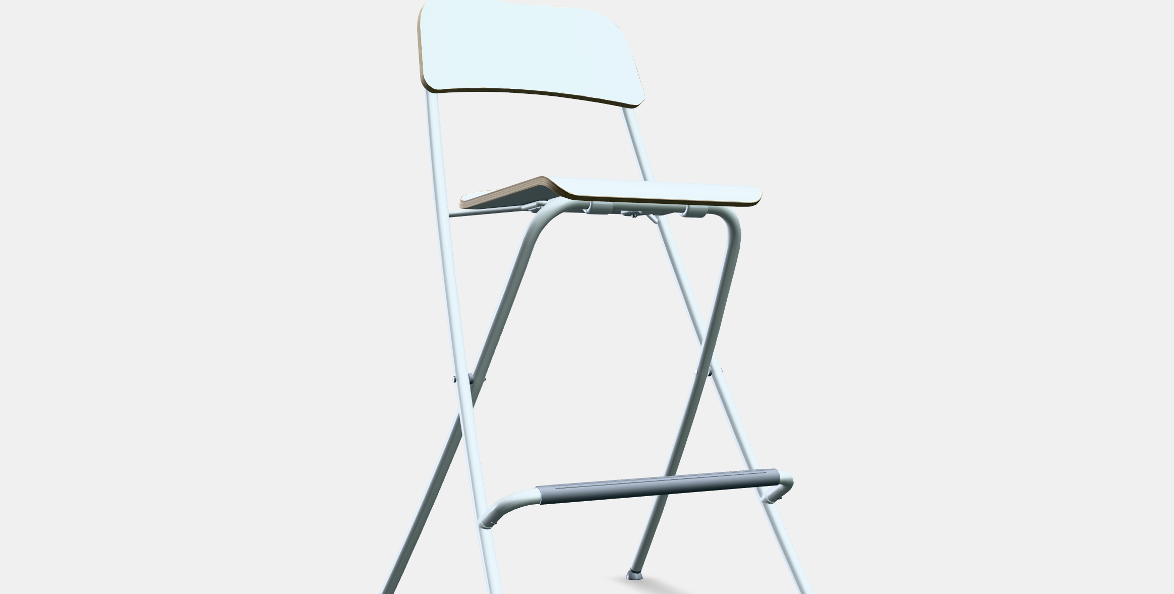 Franklin bar stool with backrest foldable store